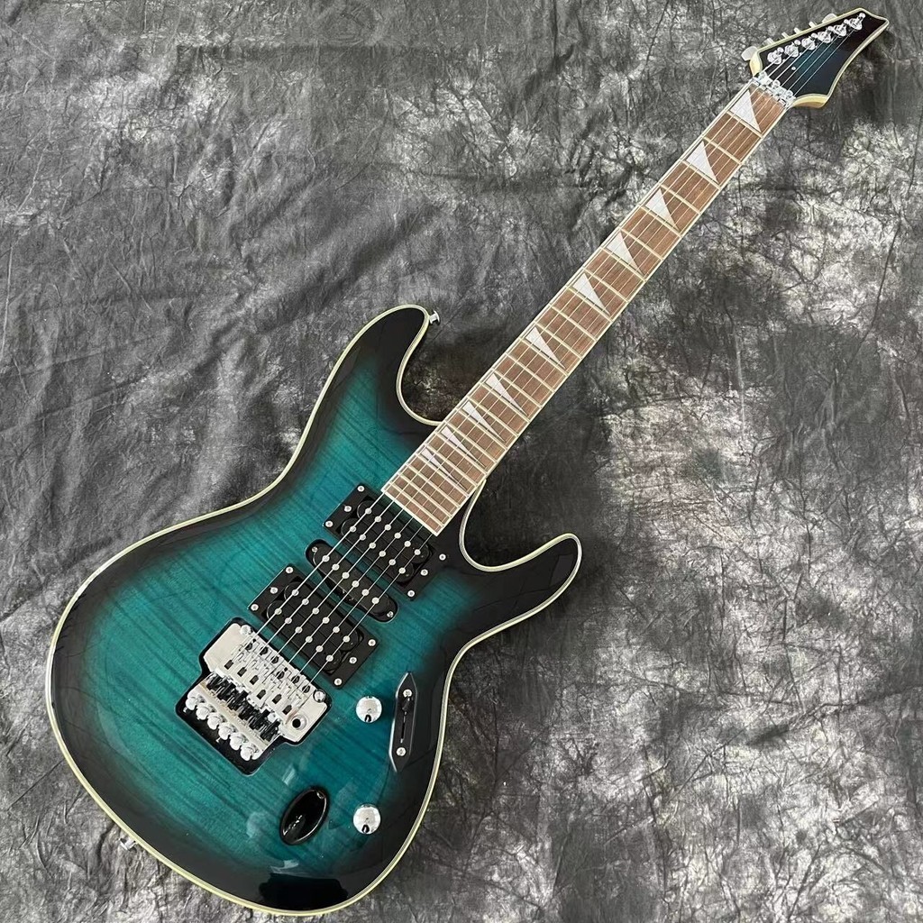Ibanez GRG S470 Electric Guitar Blue Burst Black HSH Pickup Double ...