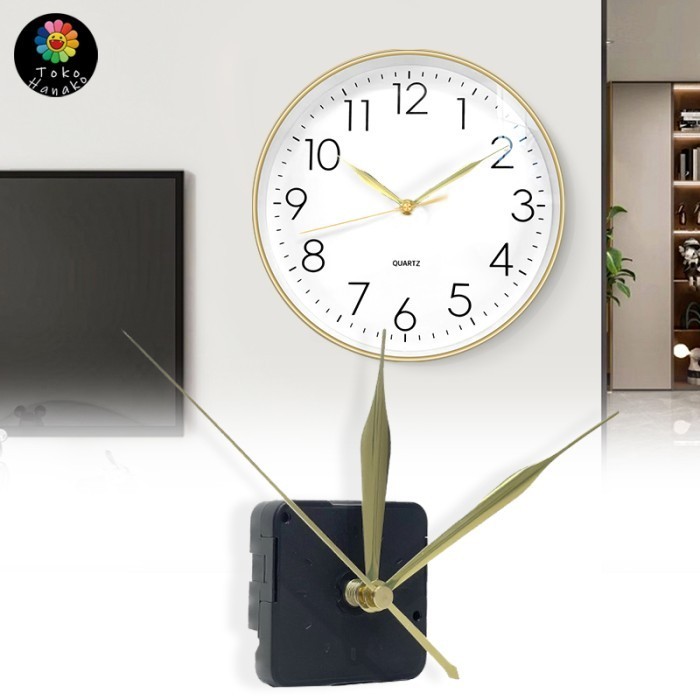 MESIN Original Seiko Wall Clock Machine/Quartz Wall Clock Machine/Sweep ...