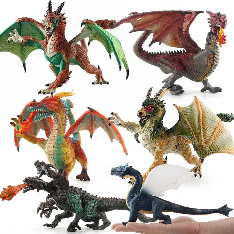 New Style-Simulation Warcraft Flying Dragon Toy Magic Dragon Model ...