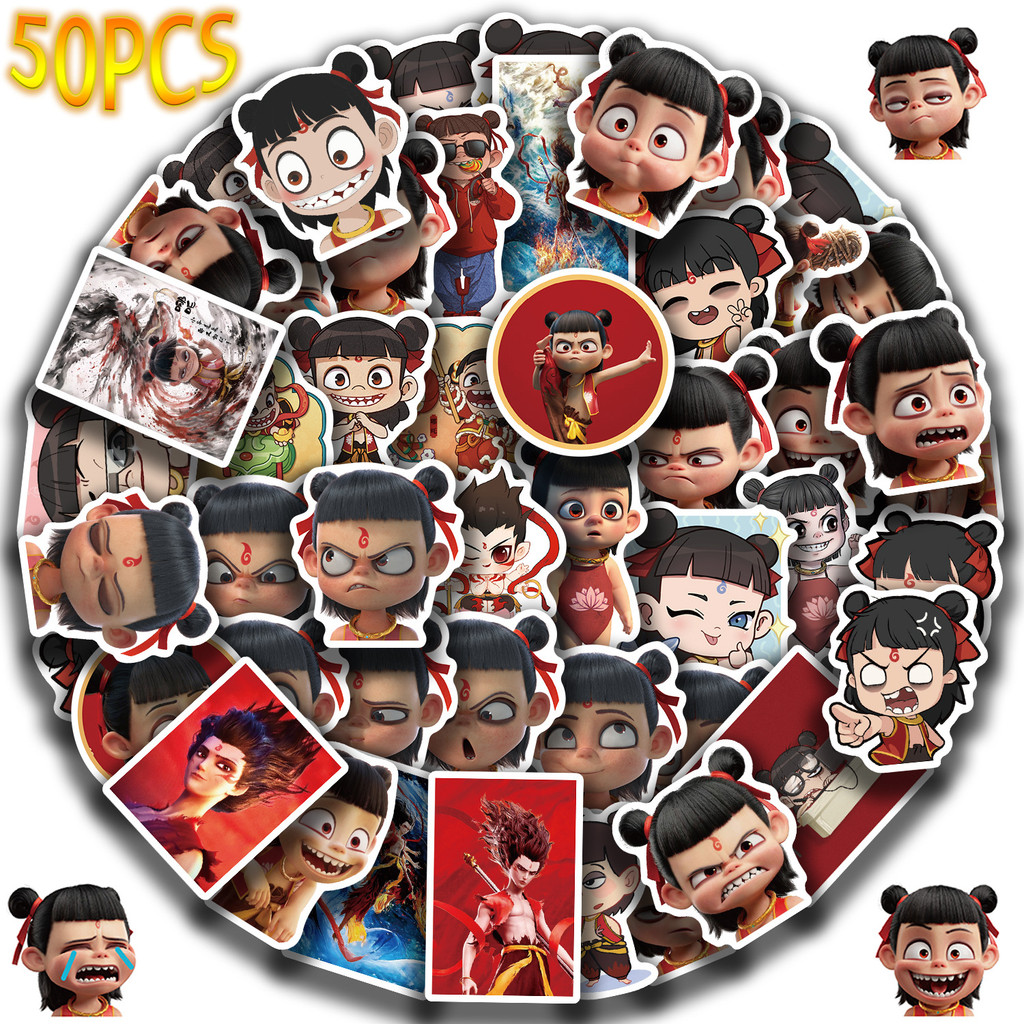 New Style Nezha Nezha's Demon Child Haunted Sea Cartoon Stickers ...