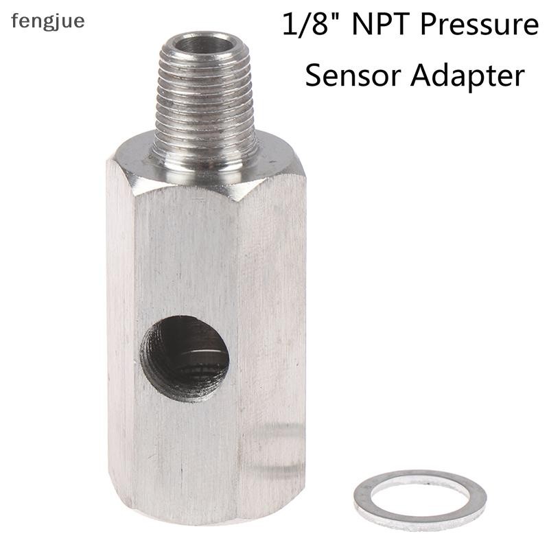 fengjue 1/8'' BSPT Oil Pressure Sensor Tee to NPT Adapter Turbo Supply ...