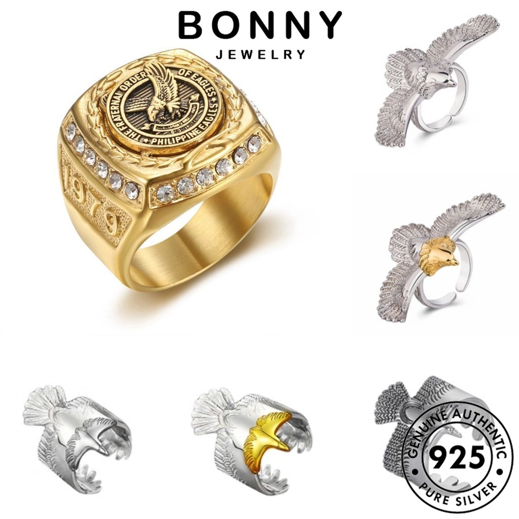 Men's Eagle Ring Stainless Steel Jewelry for Men - Stylish Eagle Design ...