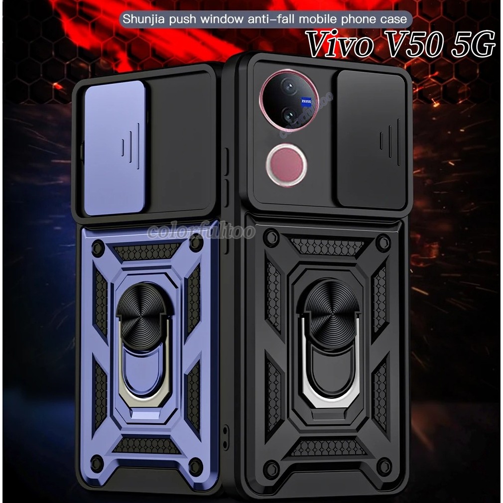 Vivo V50 5G 2025 Magnetic Holder Phone Case For Vivo V50 Pro V50Pro V ...