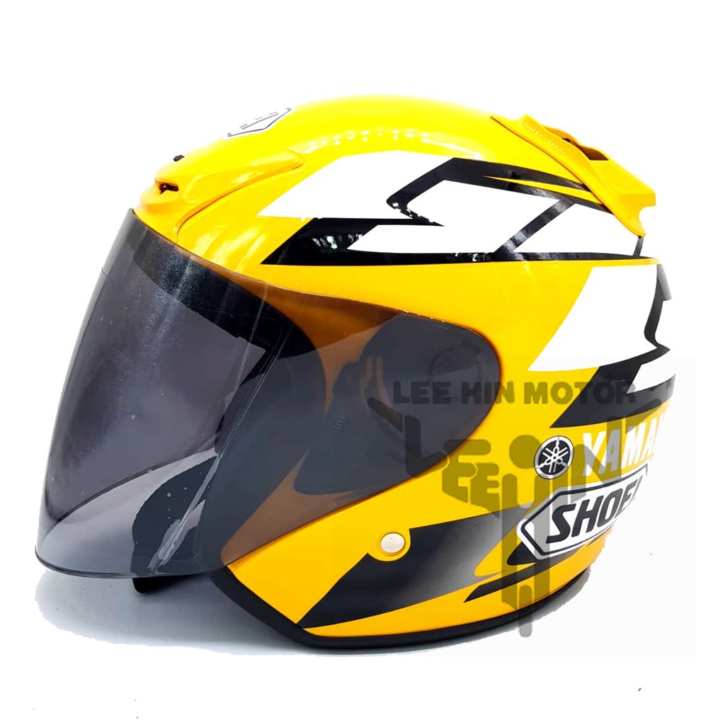 ** Free Tinted Visor ** Shoei J-Force 2 JF2 V8 Yamaha Helmet Topi ...