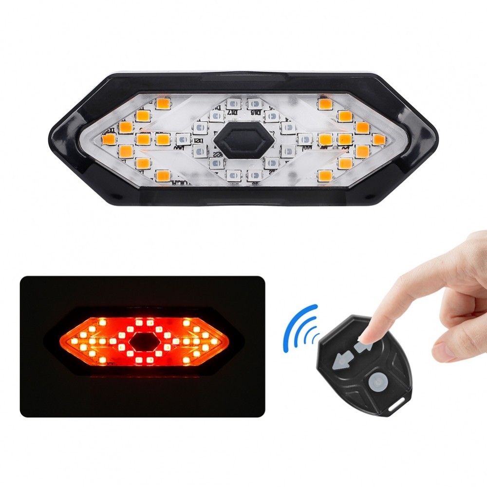 Bicycle Indicator Remote Control Taillight Ebike Electric Scooter LED ...