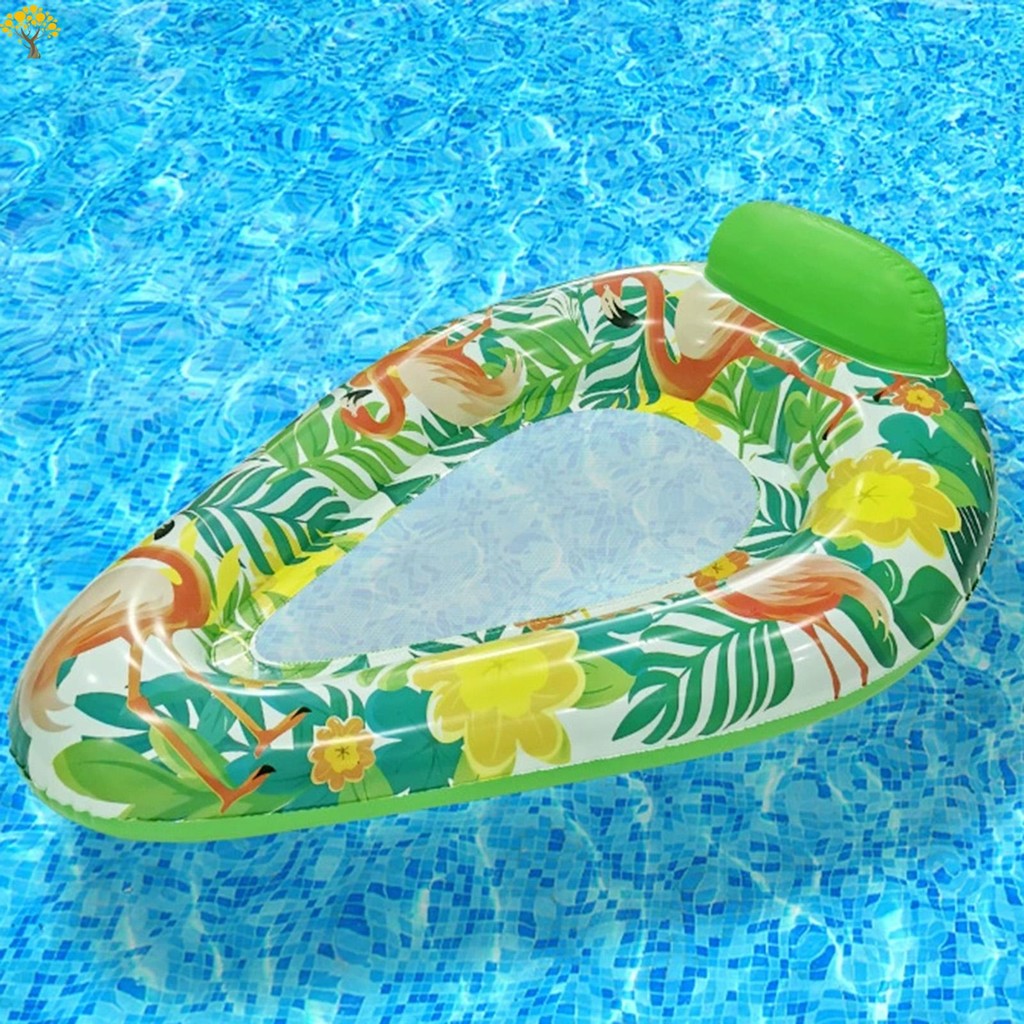 Pool Floating Bed Water Hammock Inflatable Pool Floats with Headrest ...