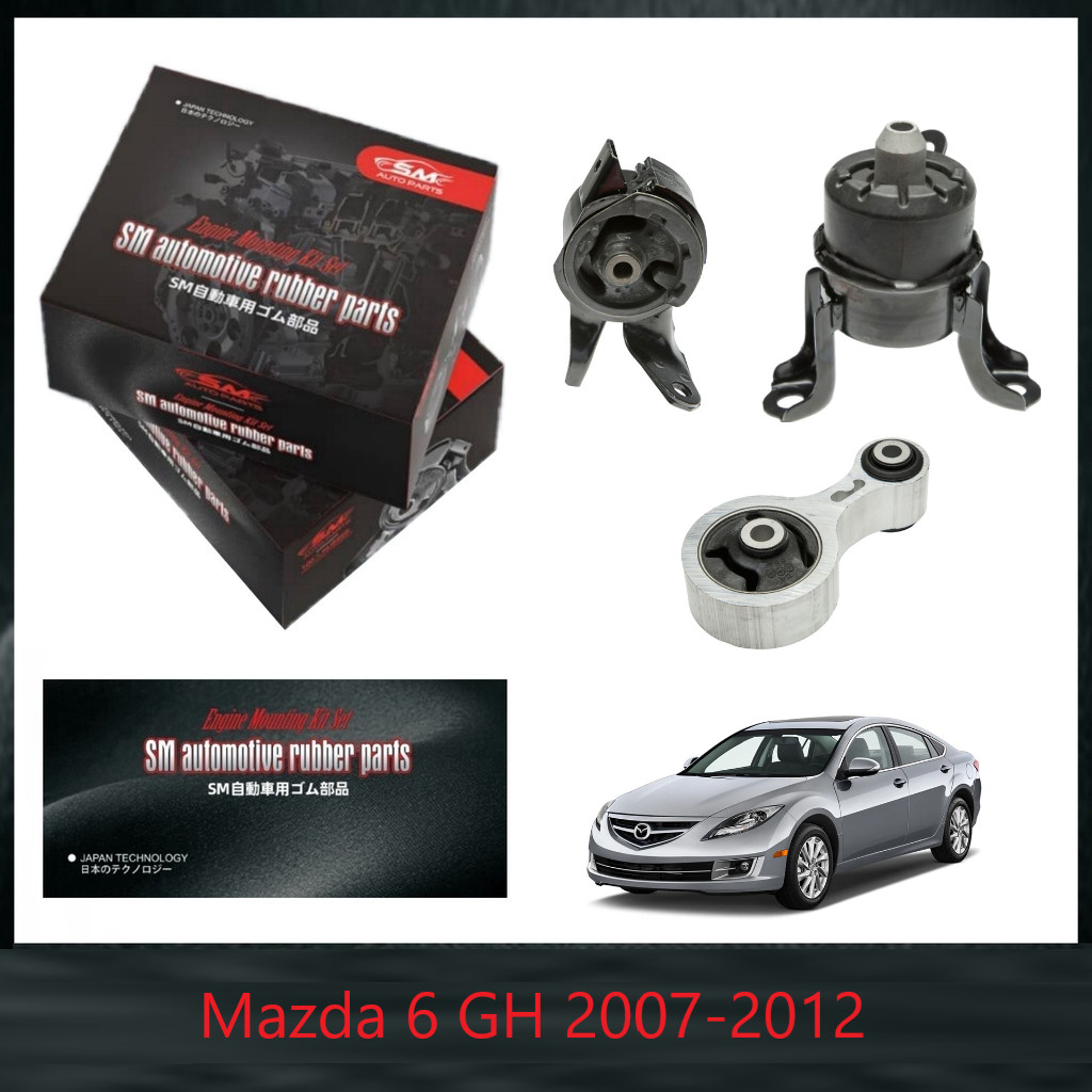 SM Engine Mounting Set - Mazda 6 GH 2007-2012 ( 1+1Year Warranty ...