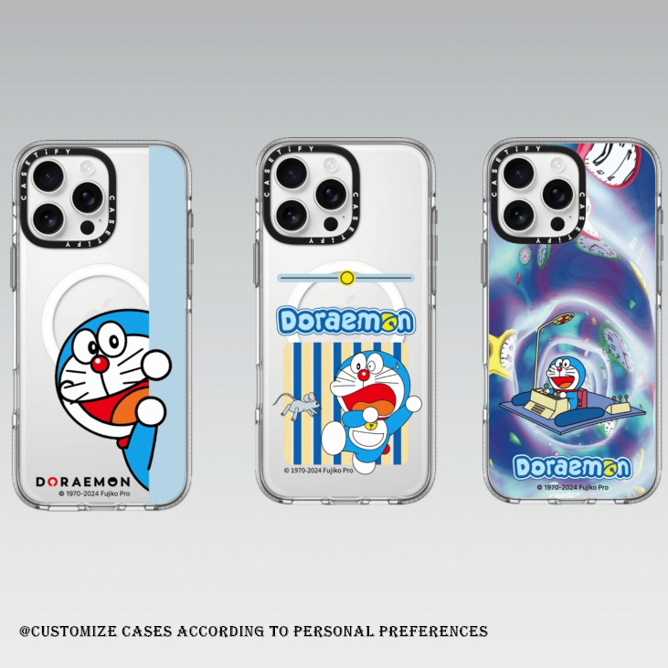 CASETi Doraemon Phone Case For iPhone 16 16Pro 11 12 13 14 15 Plus Pro ...