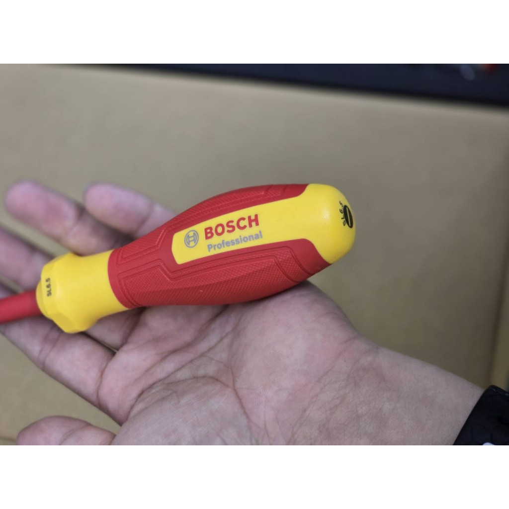 BOSCH VDE SL/PH Screwdriver Set (7 Pieces/Set) Phillips Flat Mouth Check Light Product Code 1 ...