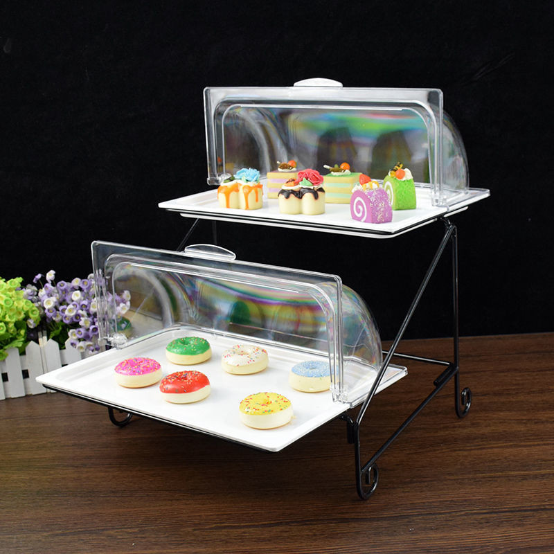 [Reka Bentuk Berasingan] Dulang Kek Roti dengan Penutup Makanan ...