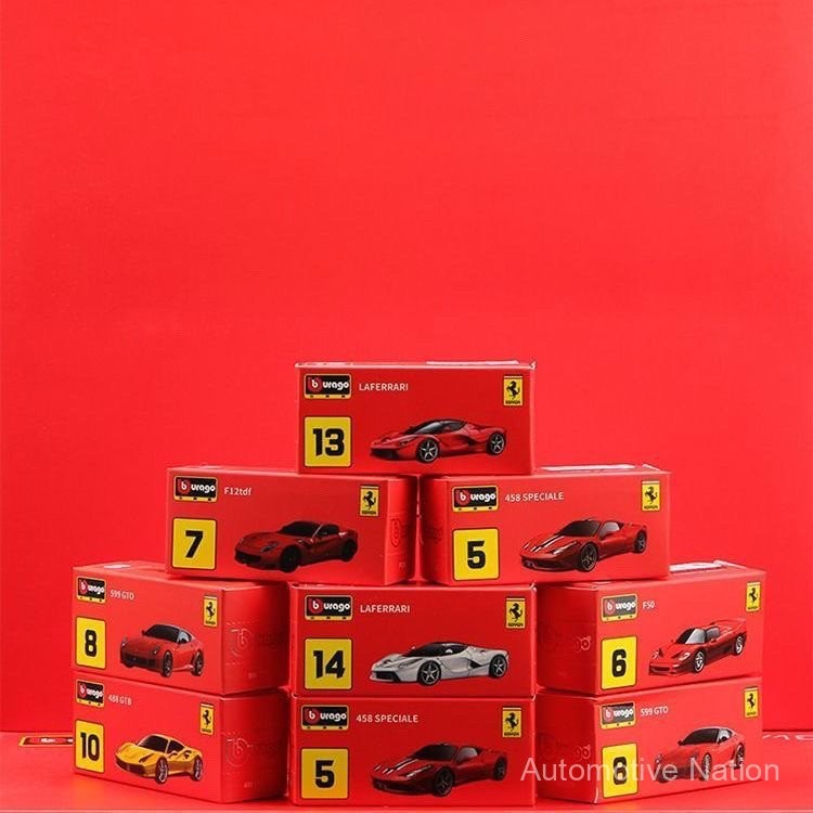 Bburago Ferrari Alloy Car 1: 64 Alloy Car Model Small Scale Car Model ...