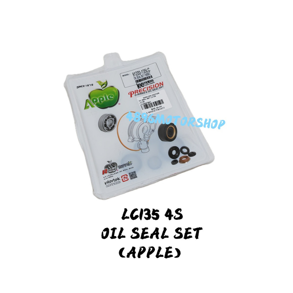 APPLE GASKET ENGINE GETAH RUBBER OIL SEAL SET YAMAHA LC135 4S LC 135 ...