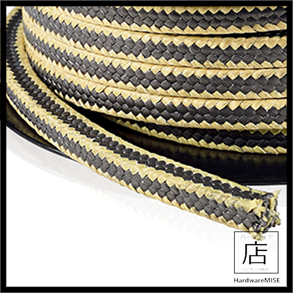 Aramid Graphited PTFE Braided Packing Rotary Pump Shaft Gland Packing ...