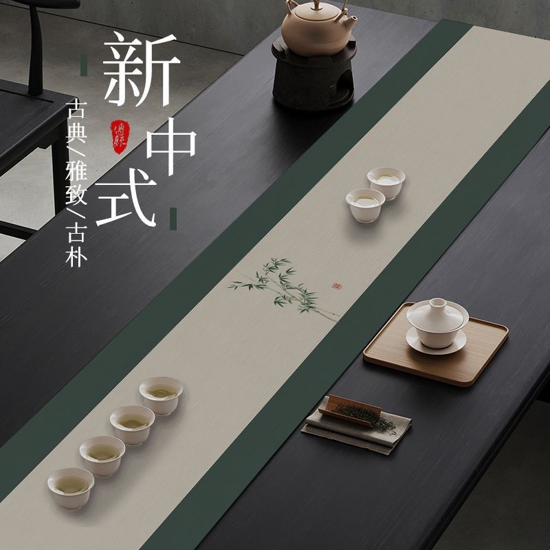 95% positive reviews New Style Zen table cloth tea mat diatom mud light ...