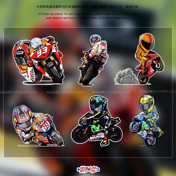 sticker kereta cermin depan sticker kereta No. 46 Rider Rossi ...