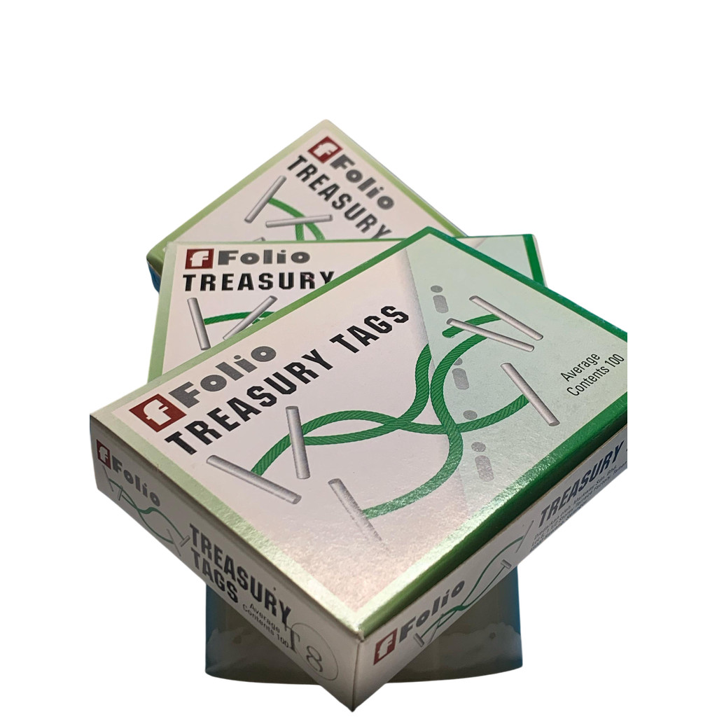Folio Treasury Tags / Tag Perbendaharaan Folio (T7/T8/T9) 100pcs (Ready ...