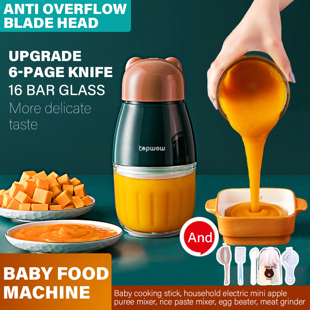 Baby Food Blender Mini Baby Food Processor Multifunctional Home ...