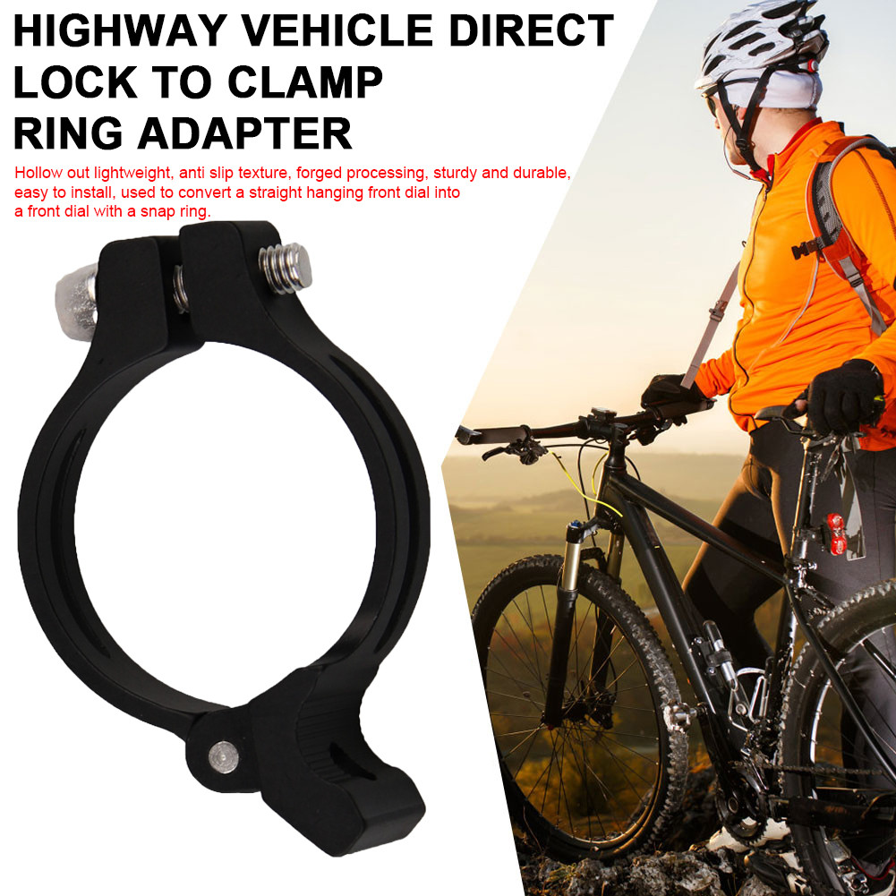 Bike Front Derailleur Braze-On Convertor 34.9mm Clamp Adapter Bike ...