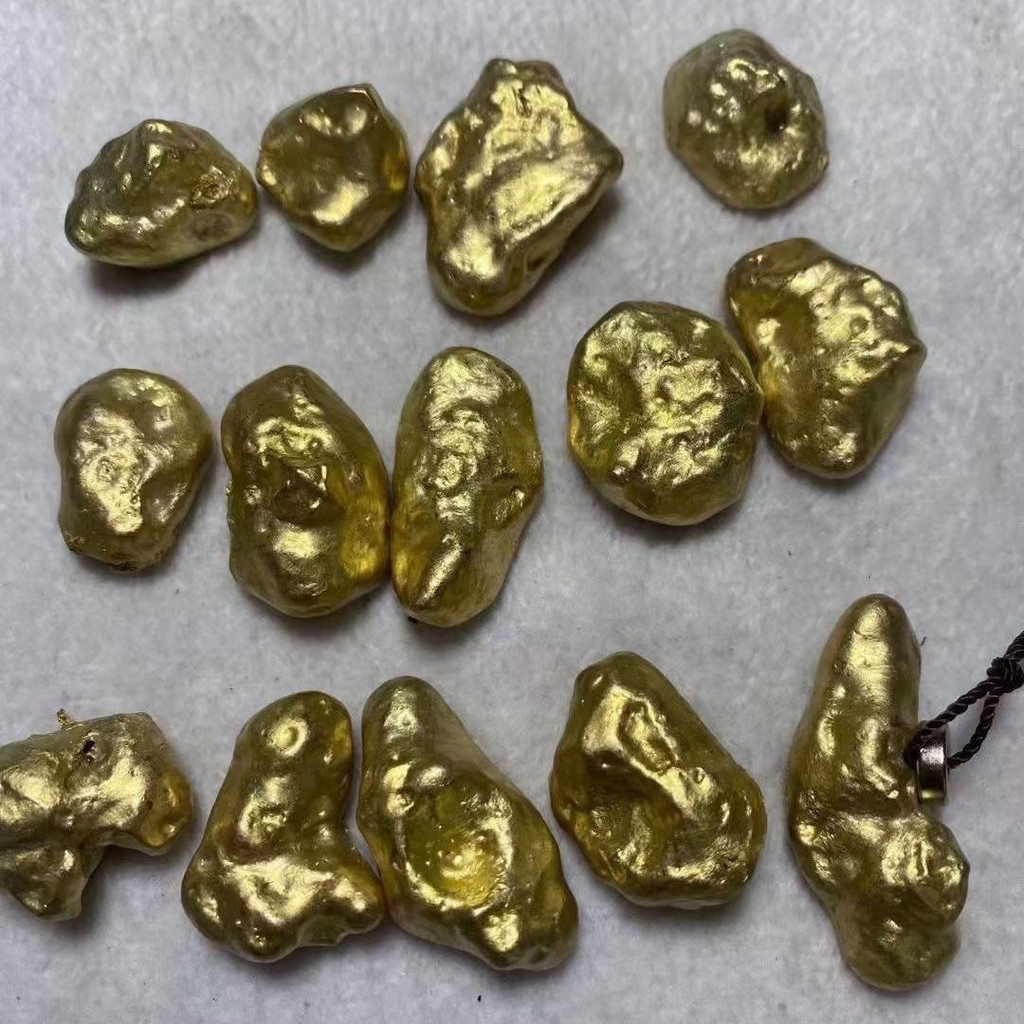 Xinjiang Altae Mumin Collection Pure Natural Dog Head Gold Pure Gold ...