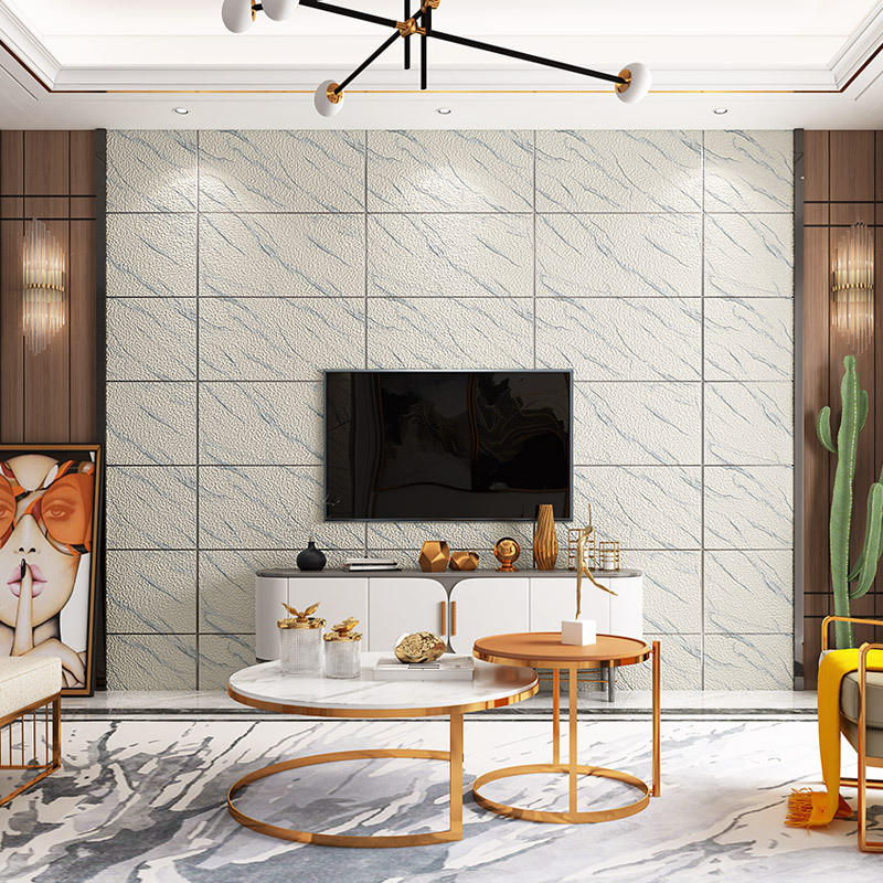 2021 Kertas Dinding Baldu Corak Bata Gaya Nordic Baharu Blok Bata ...