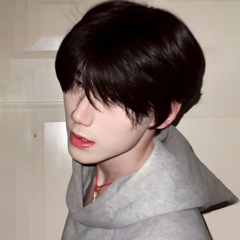 Wig for Boys, Short Hair, Full Hood for Men, Handsome Differential ...