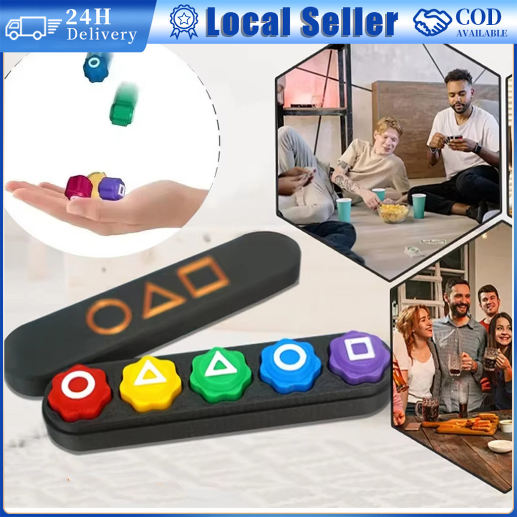 Gonggi Squid Game Batu Seremban Korea 5 Colors Traditional Gonggi Stone ...