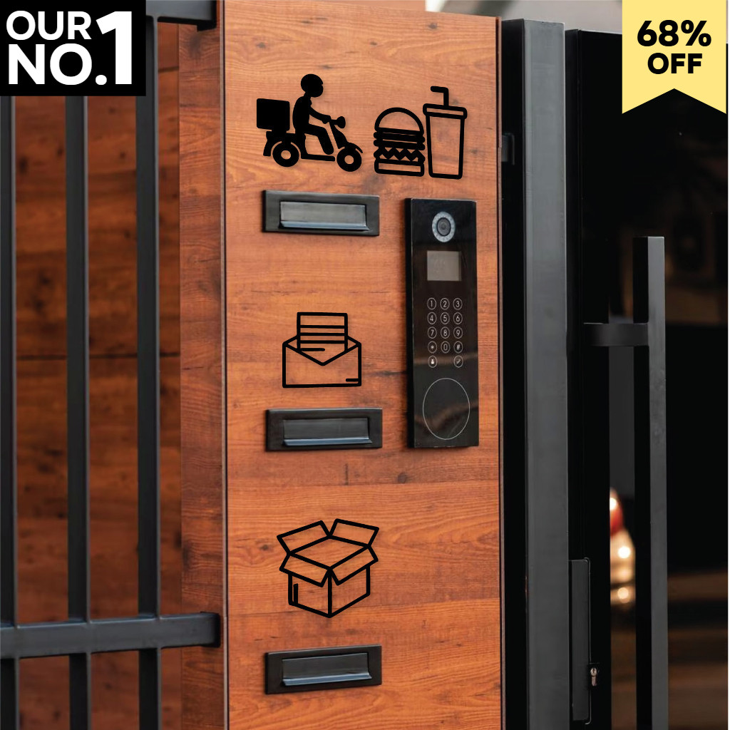 Outdoor Acrylic Signage for Food, Delivery, Parcel and Mail Sign ...