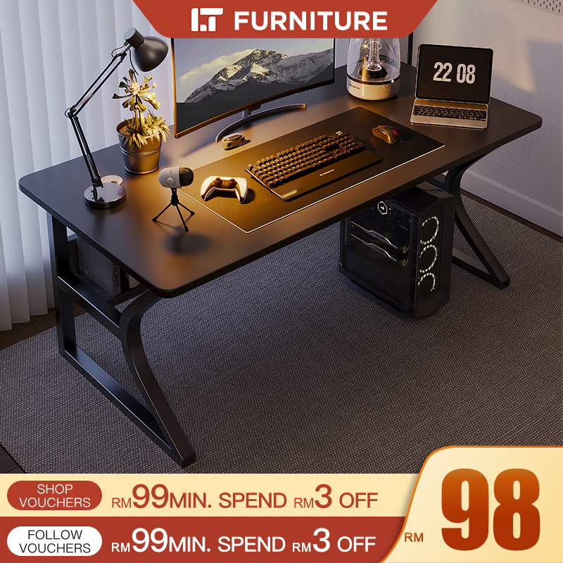 160CM Gaming Table Computer Table with cable management and cpu stand ...