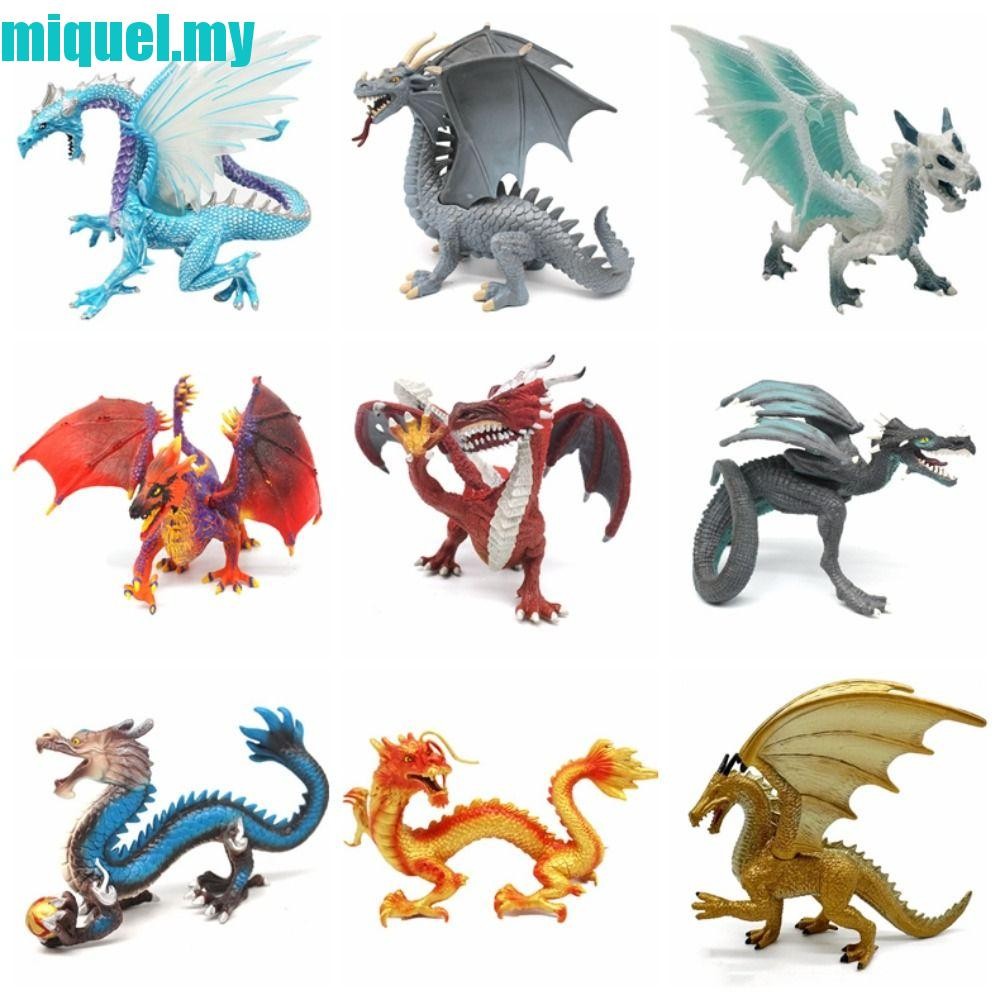 MIQUEL Myth Dragon Figures, Fire Bullfighting Mythology Simulation ...