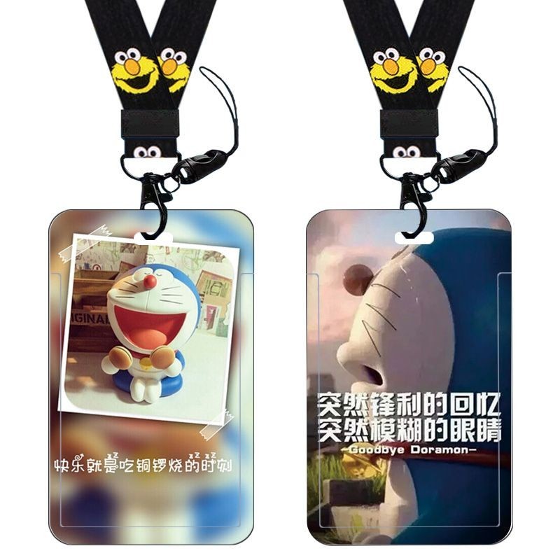 Doraemon Card Holder Student Campus Card Meal Card Sheep City Traffic ...