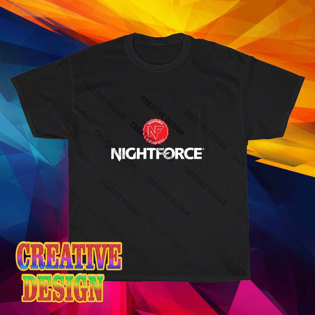 Nightforce Logo Mens Black Tshirt Usa | Shopee Malaysia