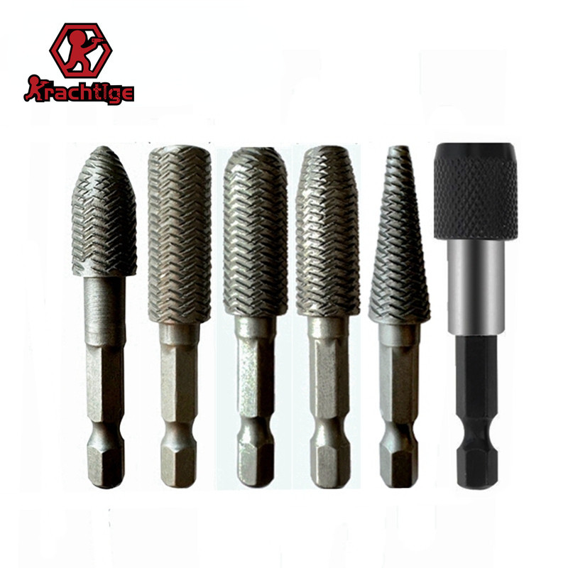 Krachtige Hex Shank Rotary Steel File Wood Drill Bits Burrs Metal ...