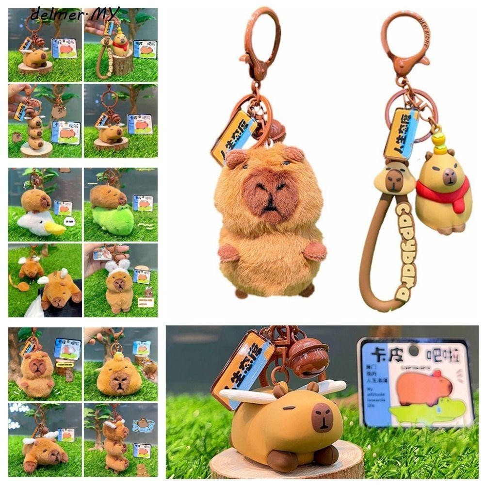 DELMER Capybara Plush Pendant, Capybara Rodent Simulation Capybara ...