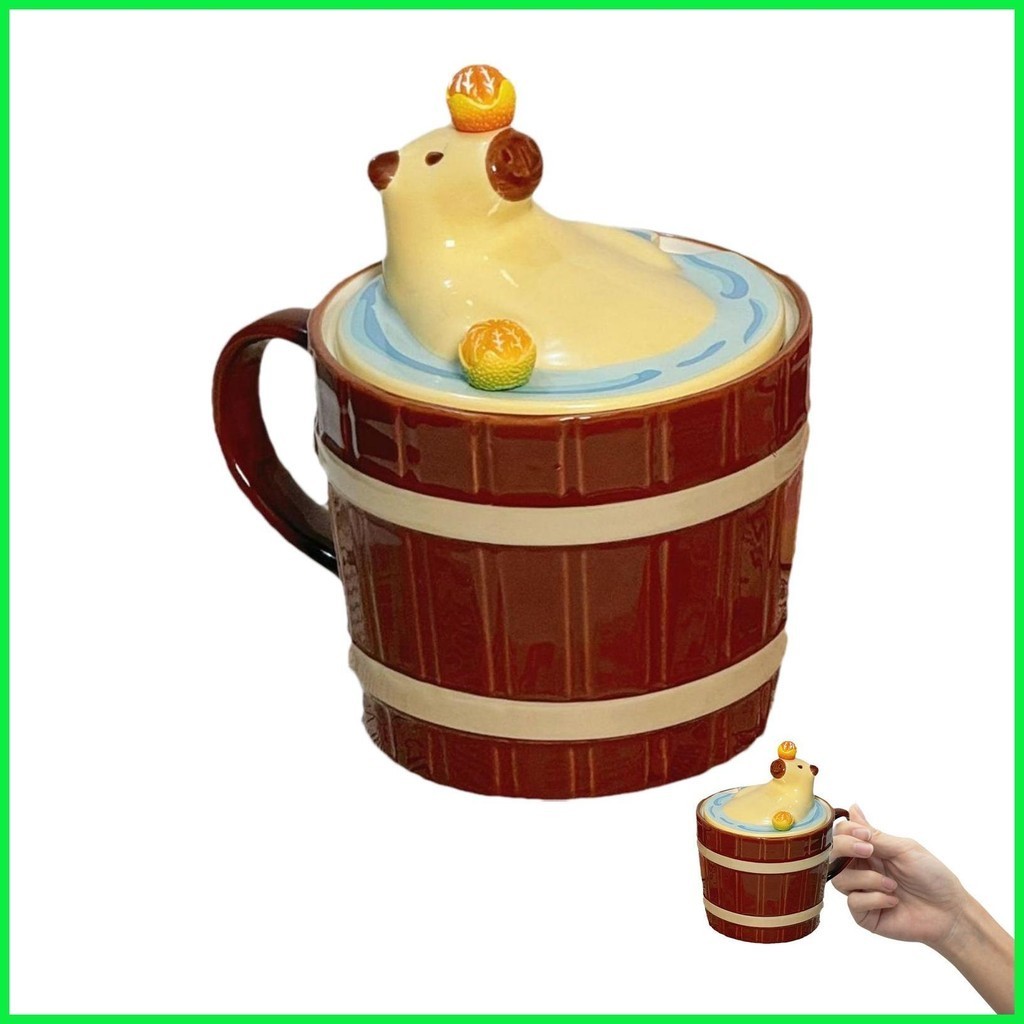 3D Capybara Mug Funny Capybara Lover Coffee Mug Ceramic Cartoon ...