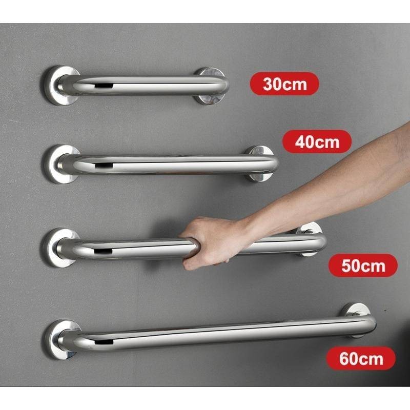 Stainless Steel Wall Mounted Single Rail Pole Stainless Steel Safety ...