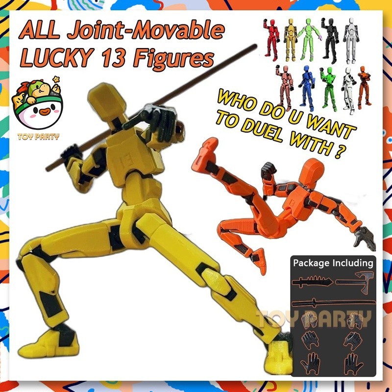 【⭐24h⭐Figure Robot】Lucky 13 Multi-Jointed Movable Shapeshift Robot 3.0 ...