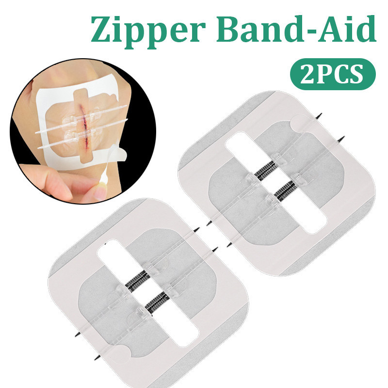 Medical skin wound suture device Wound closure/hemostatic patch Zipper ...