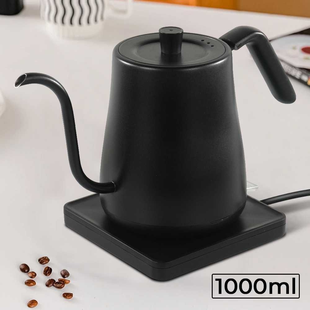 Borow Electric Coffee Kettle Goose Neck Water Heater Pour Over 1000W ...