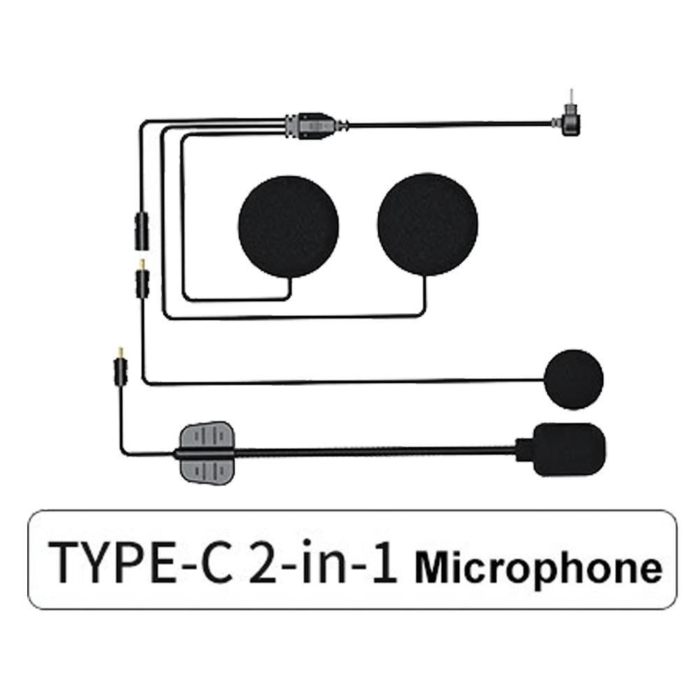 Helmet headset microphone for Type-c port only Microphone accessories ...