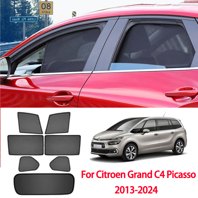 Car curtain Sun shade For Citroen Grand C4 Picasso 7 seats 2013-2024 ...