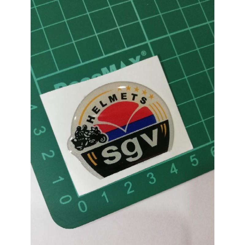 STICKER Logo SGV Sticker Helmet Stiker Motor | Shopee Malaysia