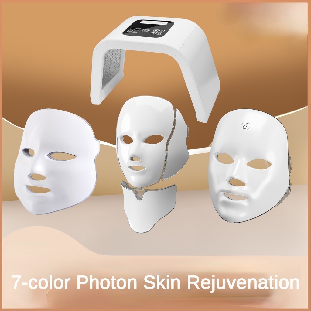 Charging 7-color Photon Skin Rejuvenation Device Household LED Touch ...