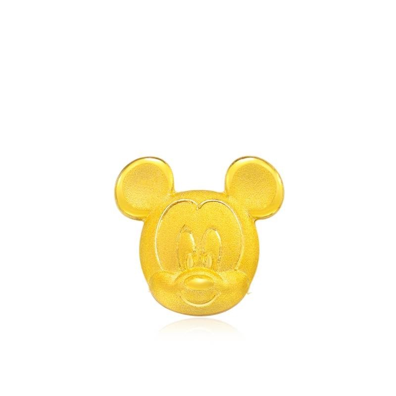 (SINGLE-SIDE) CHOW TAI FOOK 周大福 Disney Classics 999.9 Pure Gold Earring ...
