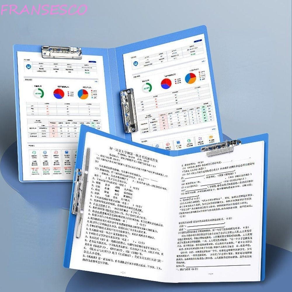 FRANCESCO A4 File Folder Clipboard Office 7 Colors Documents Clip ...