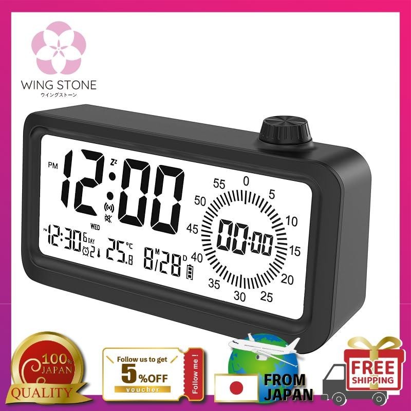 Alarm Clock Large Font Digital Clock pinched Display Clock 3 Alarm ...