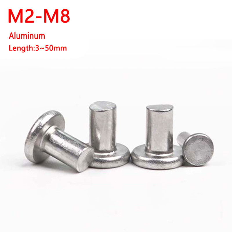 GB109 Aluminum Solid Flat Head Countersunk Head Rivet M2 M2.5 M3 M4 M5 ...