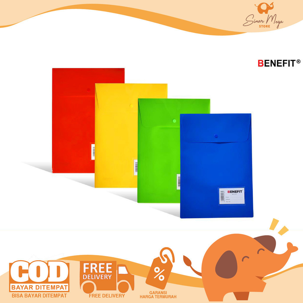 Benefits Button File Folder MF-5511 Portrait File Folder Folio Size ...