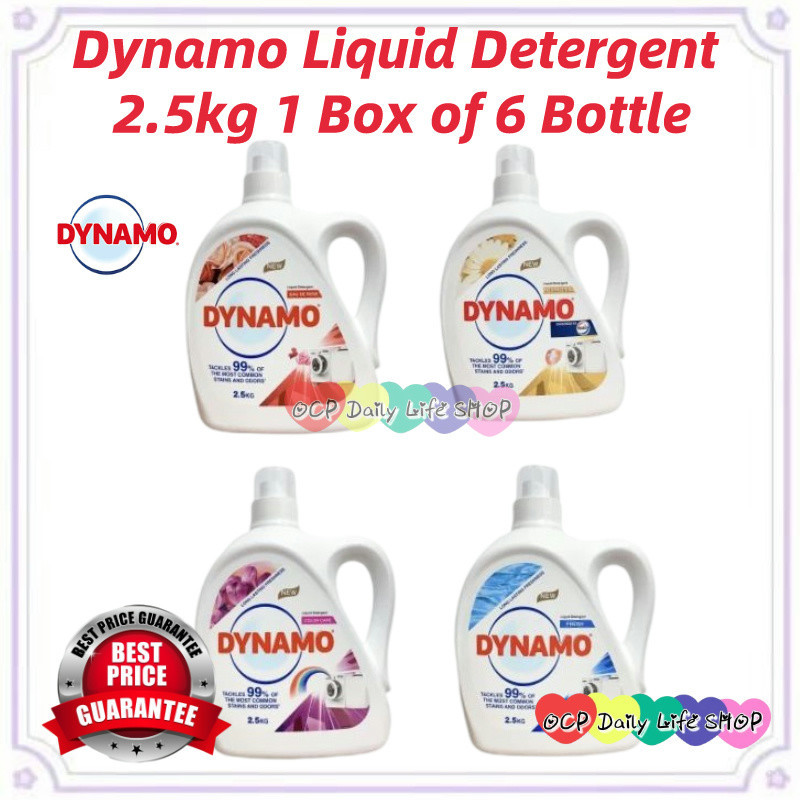 【New】Dynamo Long Lasting Freshness Liquid Detergent Bottle 2.5kg 1 Box ...