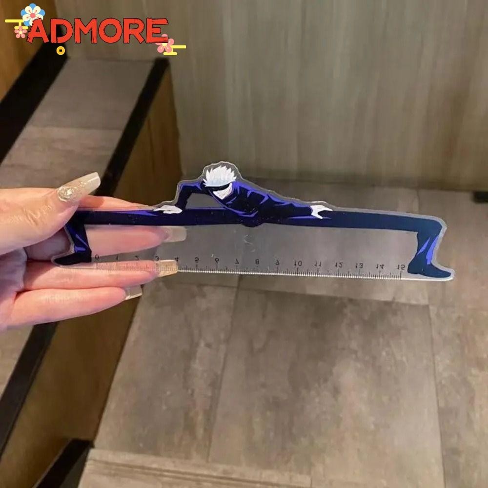 ADMORE Gojo Satoru Ruler, Transparent Stationery Supplies Straightedge ...