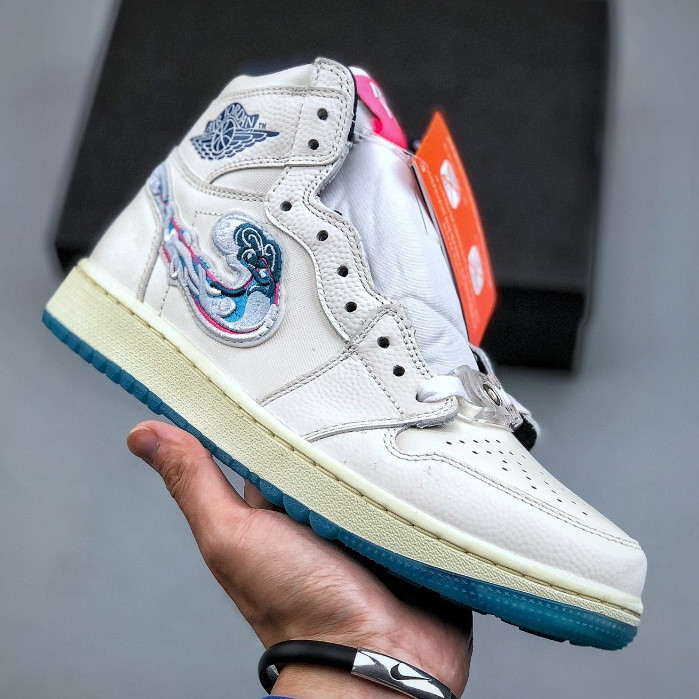 Basketball shoes Air Jordan 1 High Golf "Pebble Beach" Embroidery ...